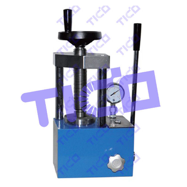 15 Ton Lab Single Punch Hydraulic Pressing Machine For KBr Sample ...
