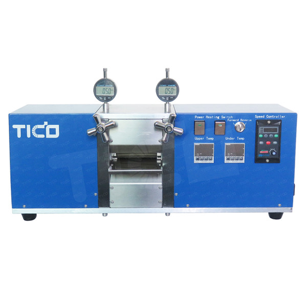 Battery Supercapacitor Electrode Rolling Press Machine With Heater 720W